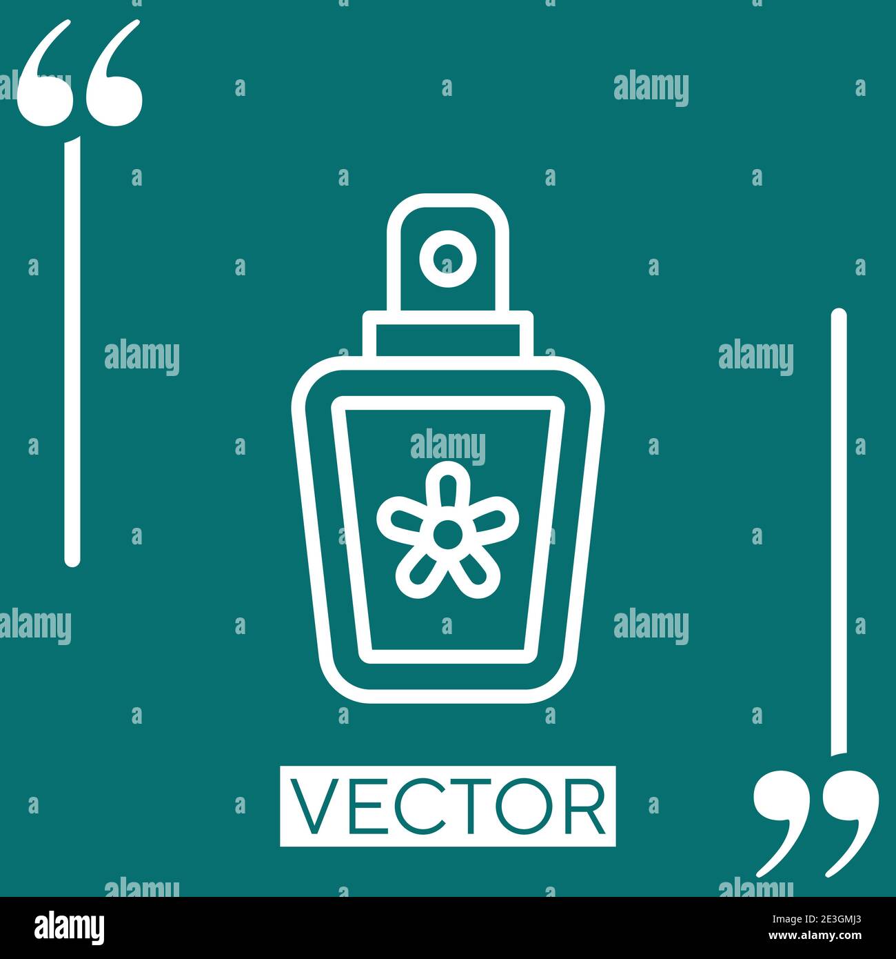 essence vector icon Linear icon. Editable stroked line Stock Vector ...