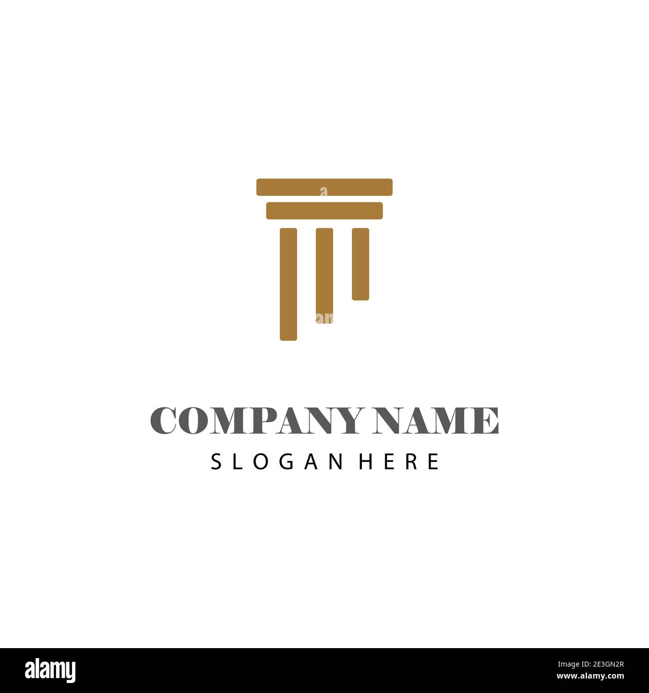 Column Logo Template vector symbol nature Stock Vector Image & Art - Alamy