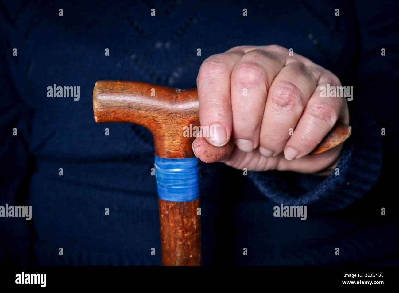 Elderly Adult Walking Stick High Resolution Stock Photography and ...