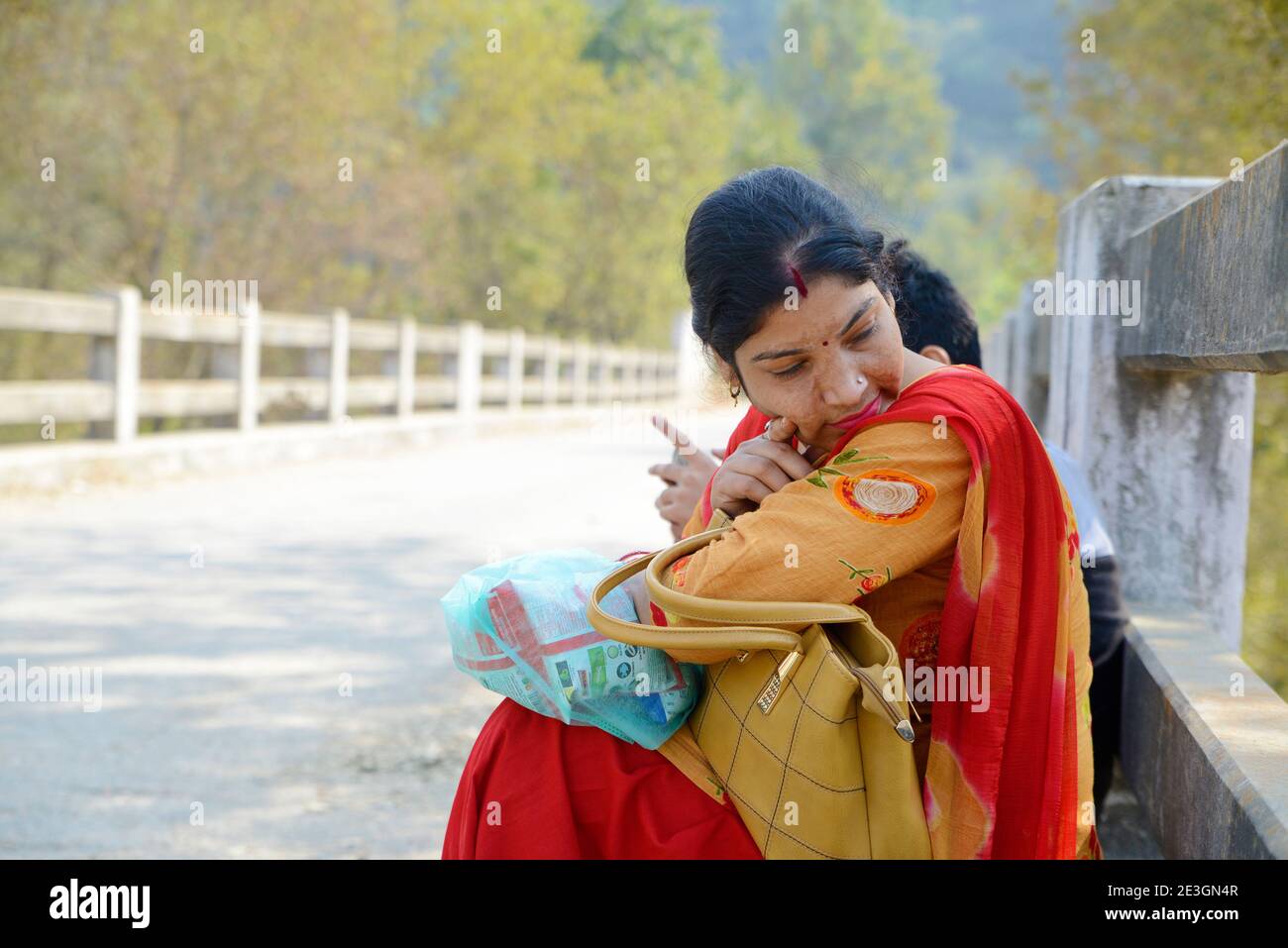 Indian People relaxing after hiking Stock Photo - Alamy