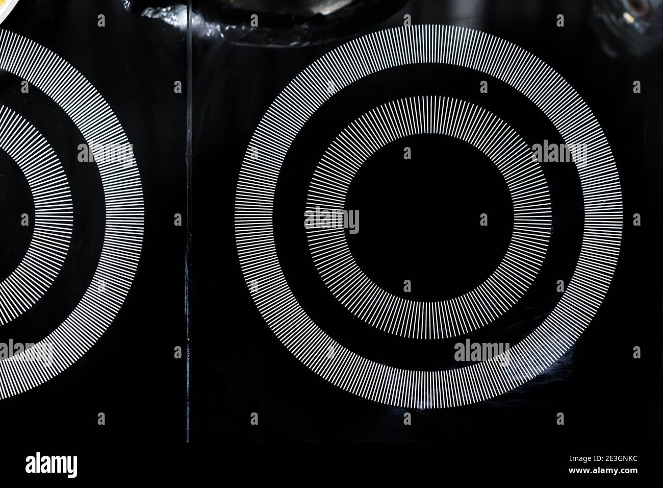Induction stove top view hi-res stock photography and images - Alamy