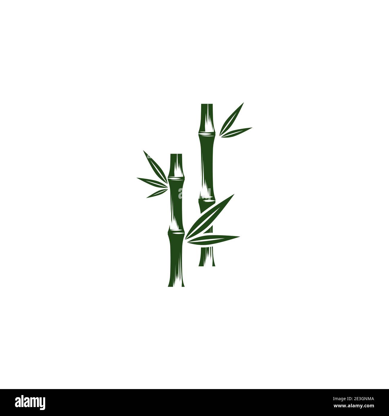 Bamboo Logo Template vector icon illustration design Stock Vector Image ...