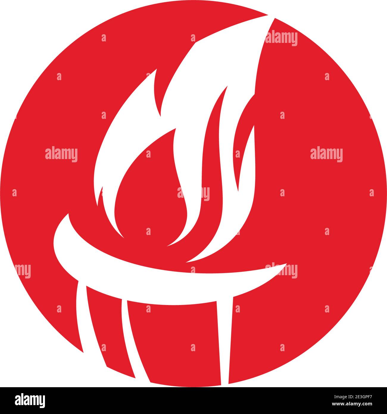 Torch Logo Template vector symbol nature Stock Vector Image & Art - Alamy