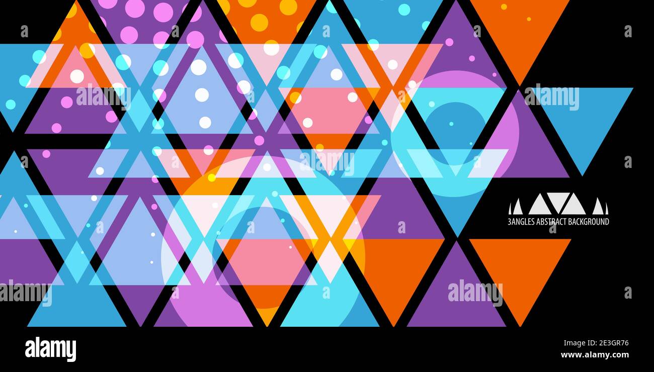 Abstract colorful background creative graphics template with blended ...