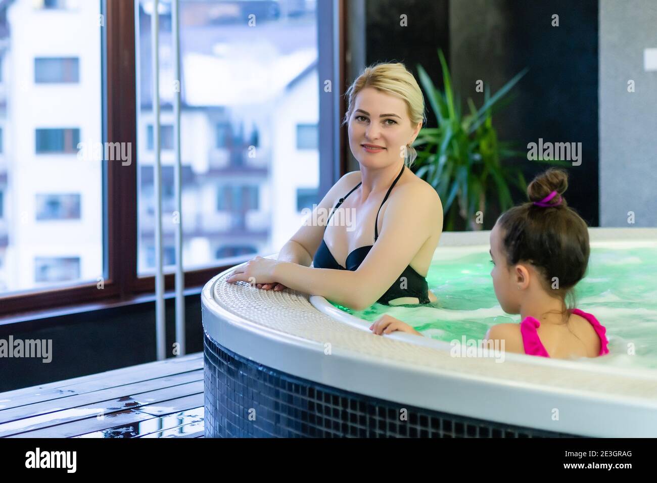 Girl Child Jacuzzi High Resolution Stock Photography and Images - Alamy