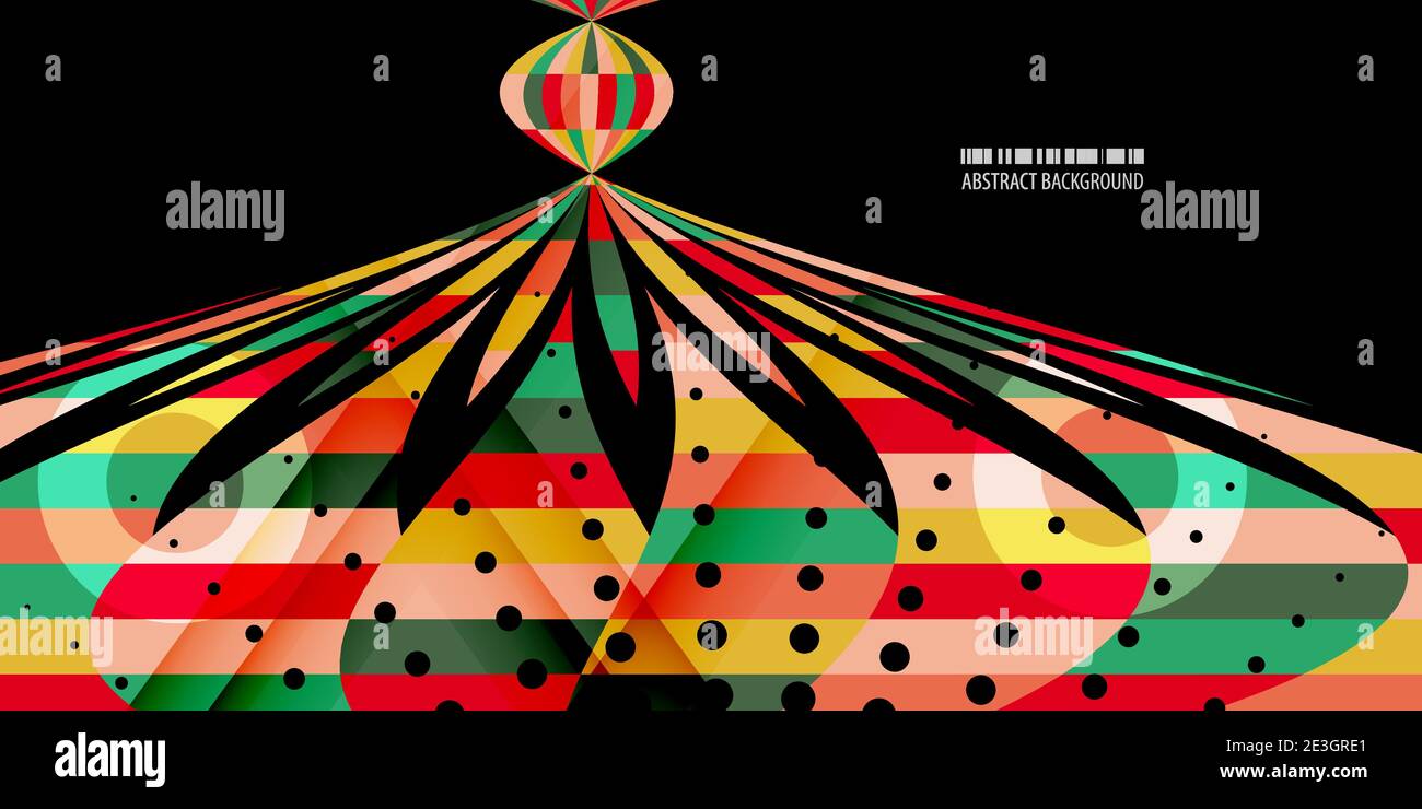 Abstract colorful background creative graphics template with blended ...