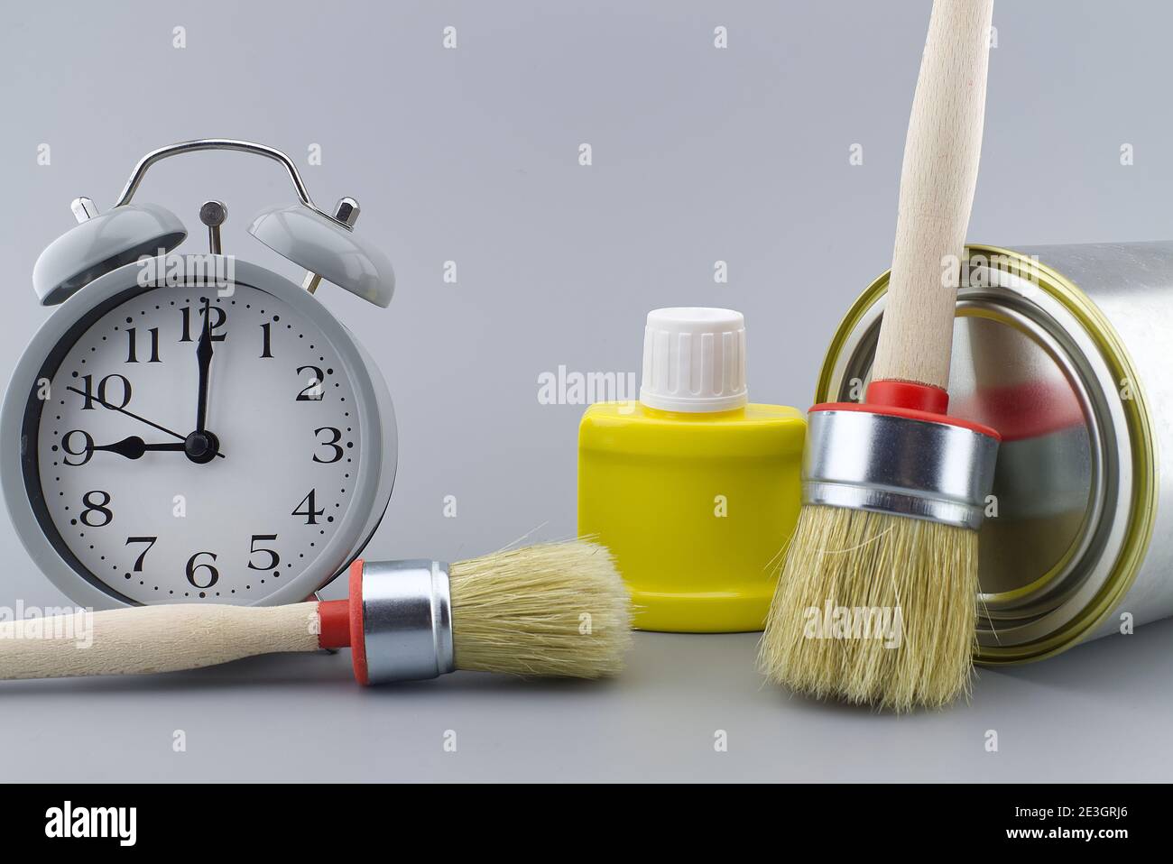 New color, decorating or renovations concept with a still life of an ...