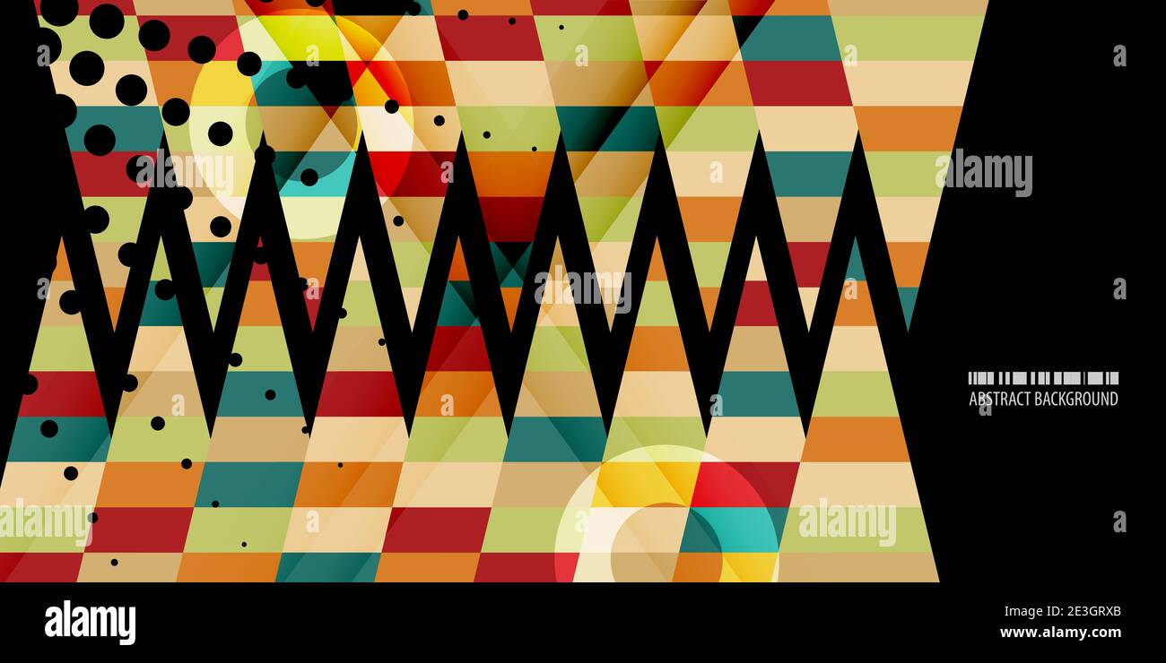 Abstract colorful background creative graphics template with blended ...