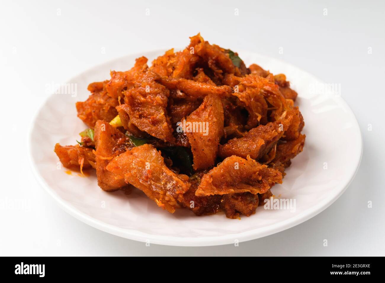 Ecological stir-fry on white background Stock Photo - Alamy