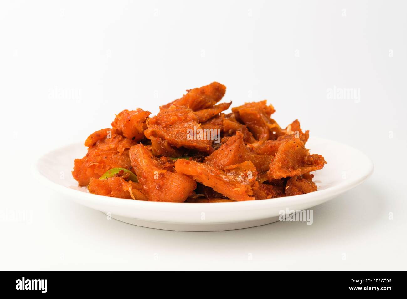 Ecological stir-fry on white background Stock Photo - Alamy