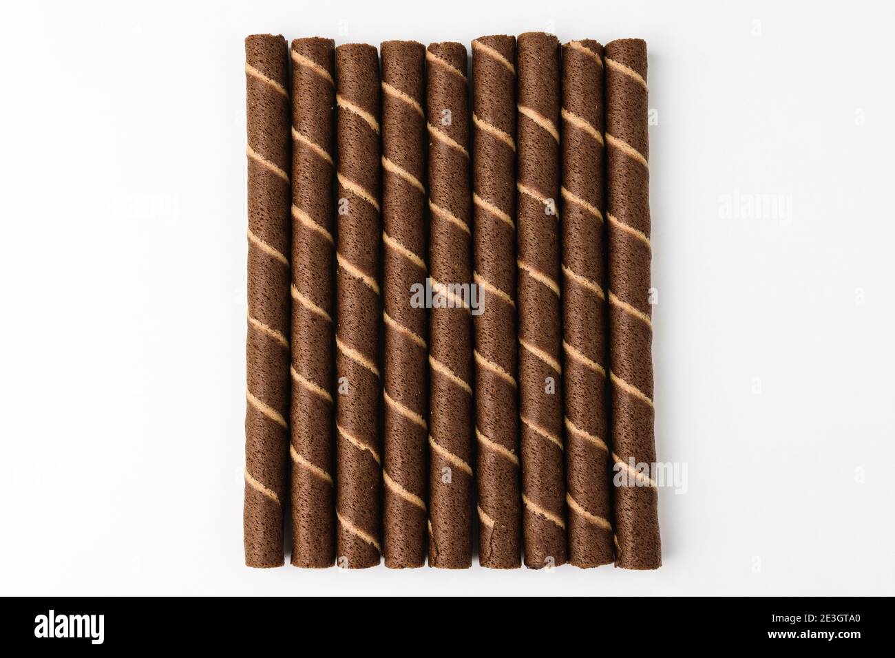 Wafer with chocolate hi-res stock photography and images - Alamy