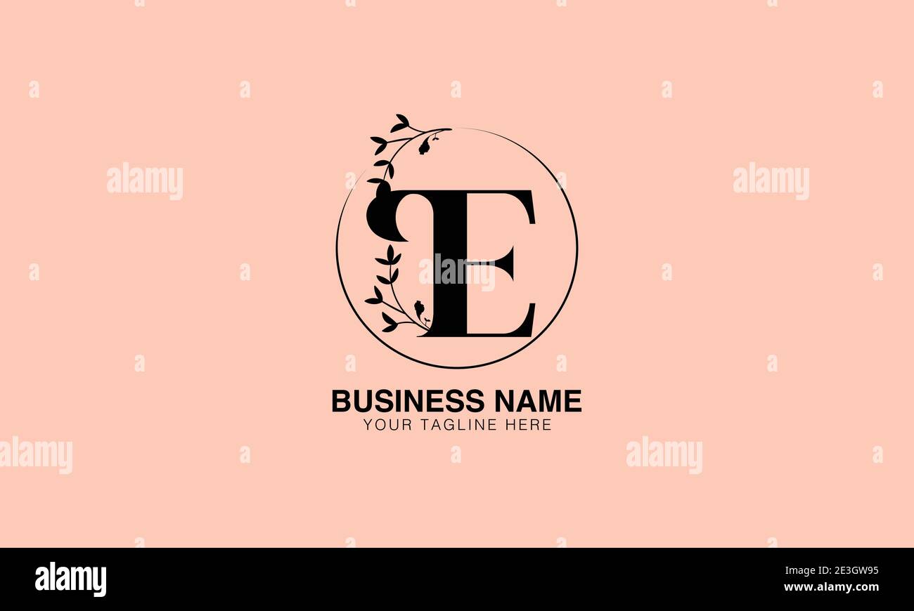 Exclusive e logo Stock Vector Images - Alamy