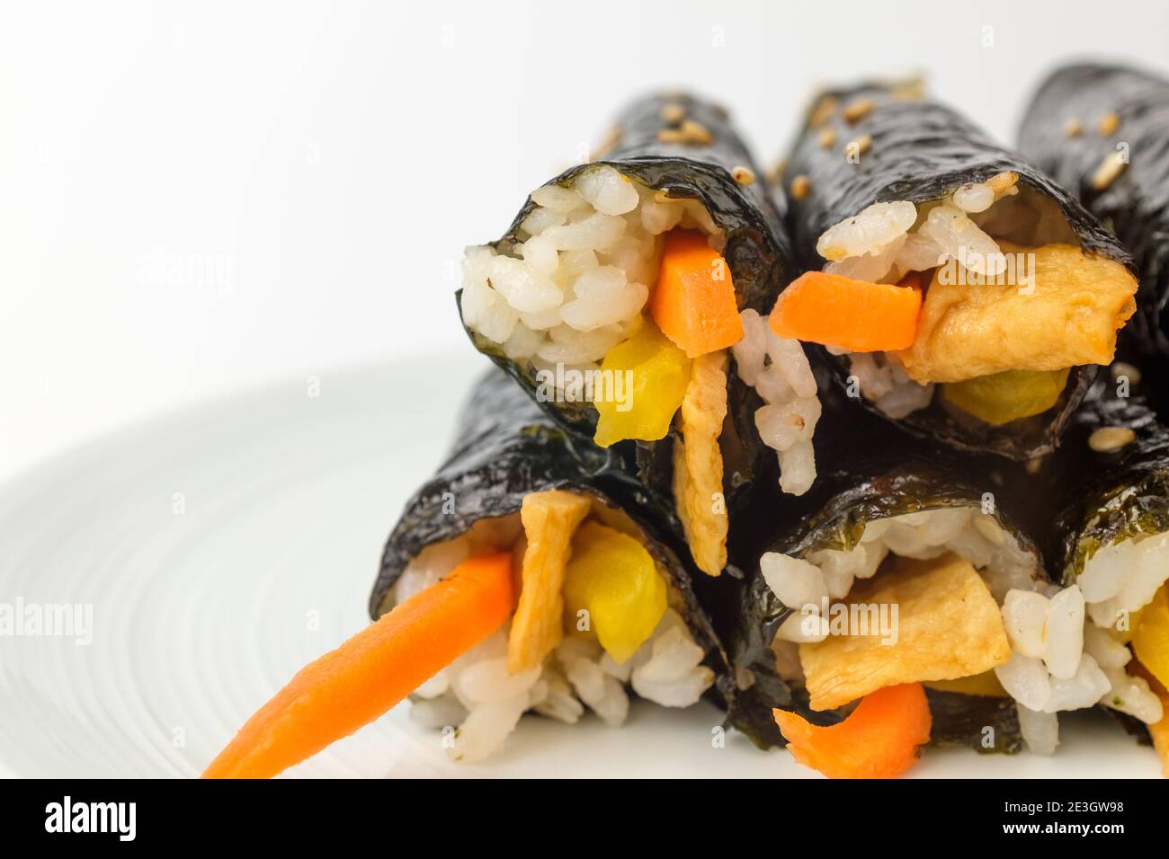 Rice wrapped in nori hi-res stock photography and images - Alamy