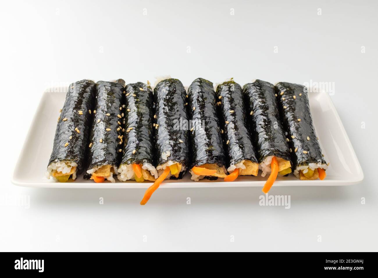 Rice wrapped in nori hi-res stock photography and images - Alamy