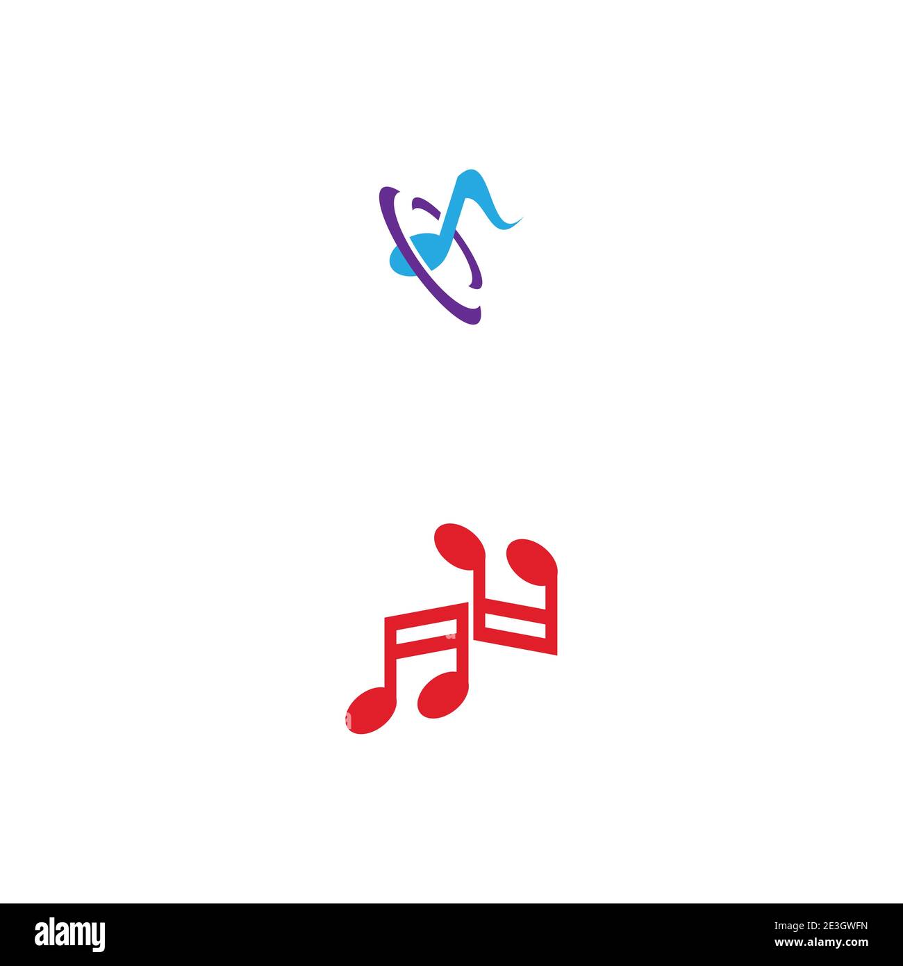 Musik note Logo Template vector symbol nature Stock Vector Image & Art ...