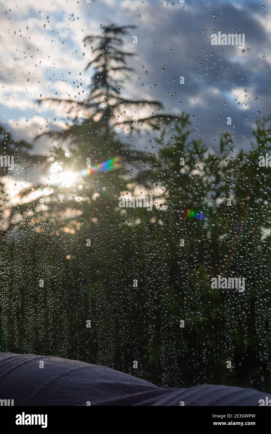 Spring from the house window Stock Photo - Alamy