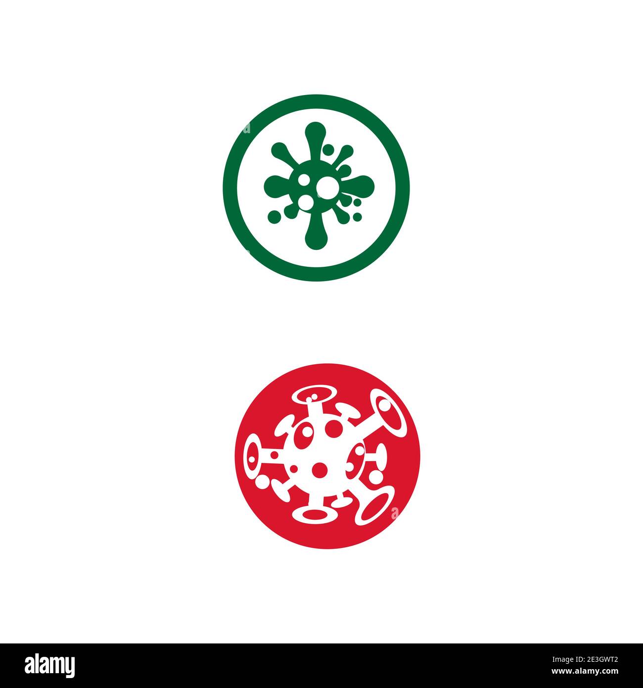 Virus Logo Template vector symbol nature Stock Vector Image & Art - Alamy