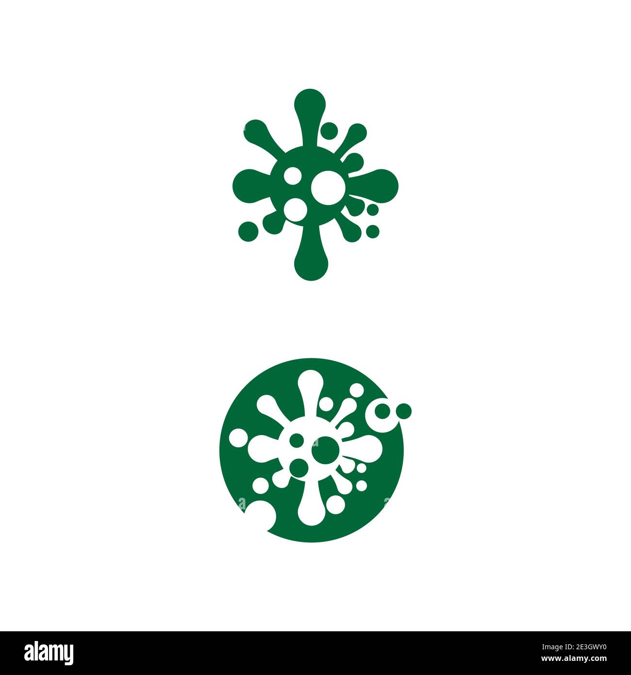 Virus Logo Template vector symbol nature Stock Vector Image & Art - Alamy