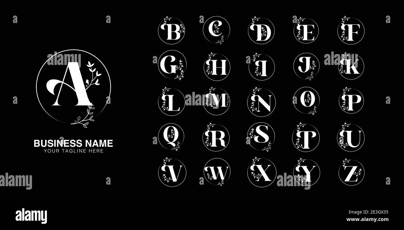 Typography Logo Initials