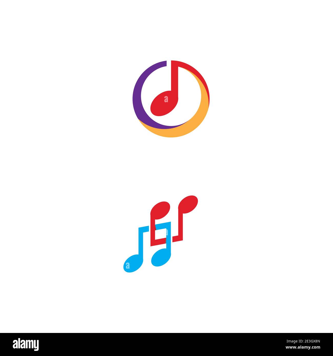 Musik note Logo Template vector symbol nature Stock Vector Image & Art ...