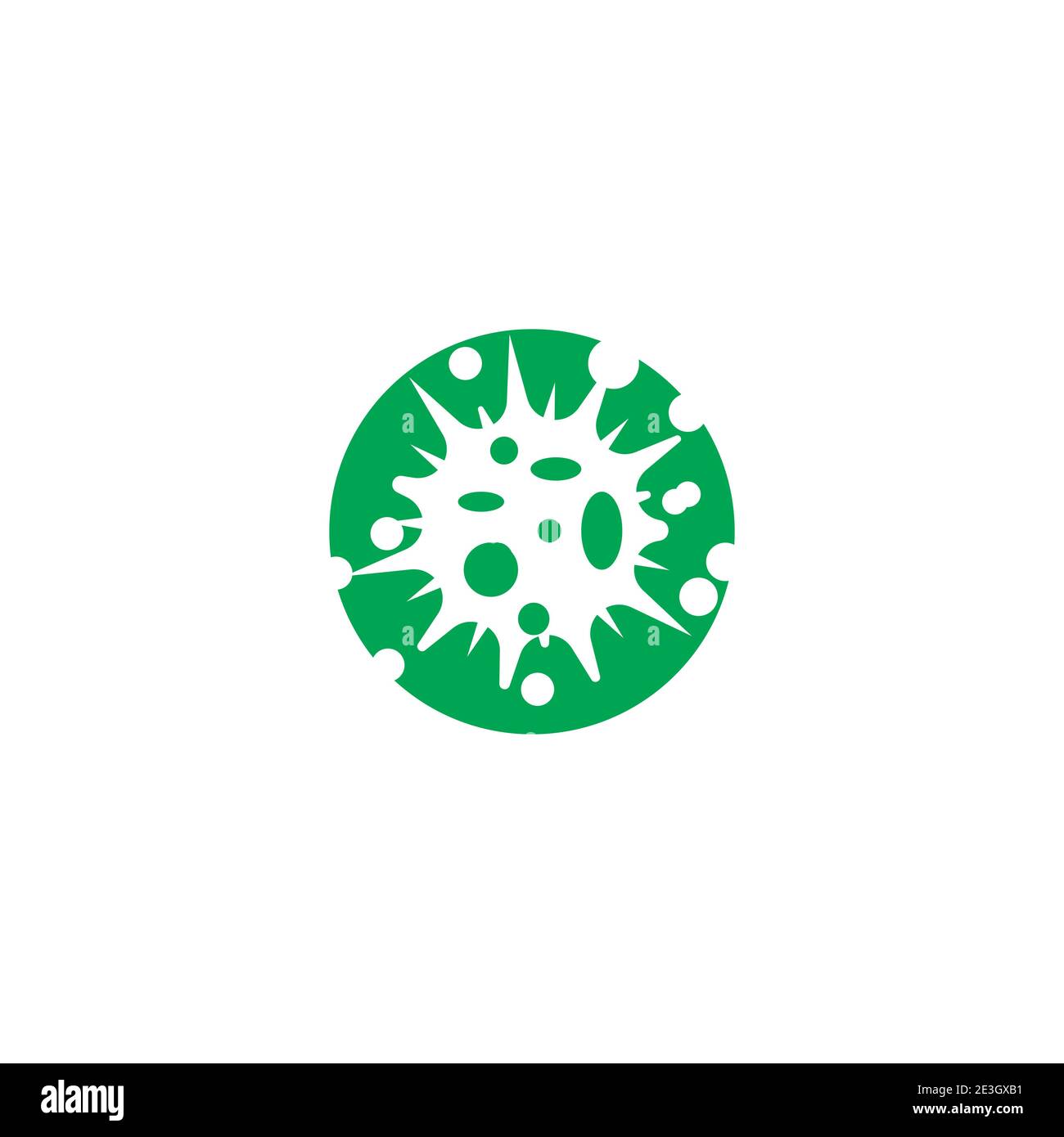 Virus Logo Template vector symbol nature Stock Vector Image & Art - Alamy