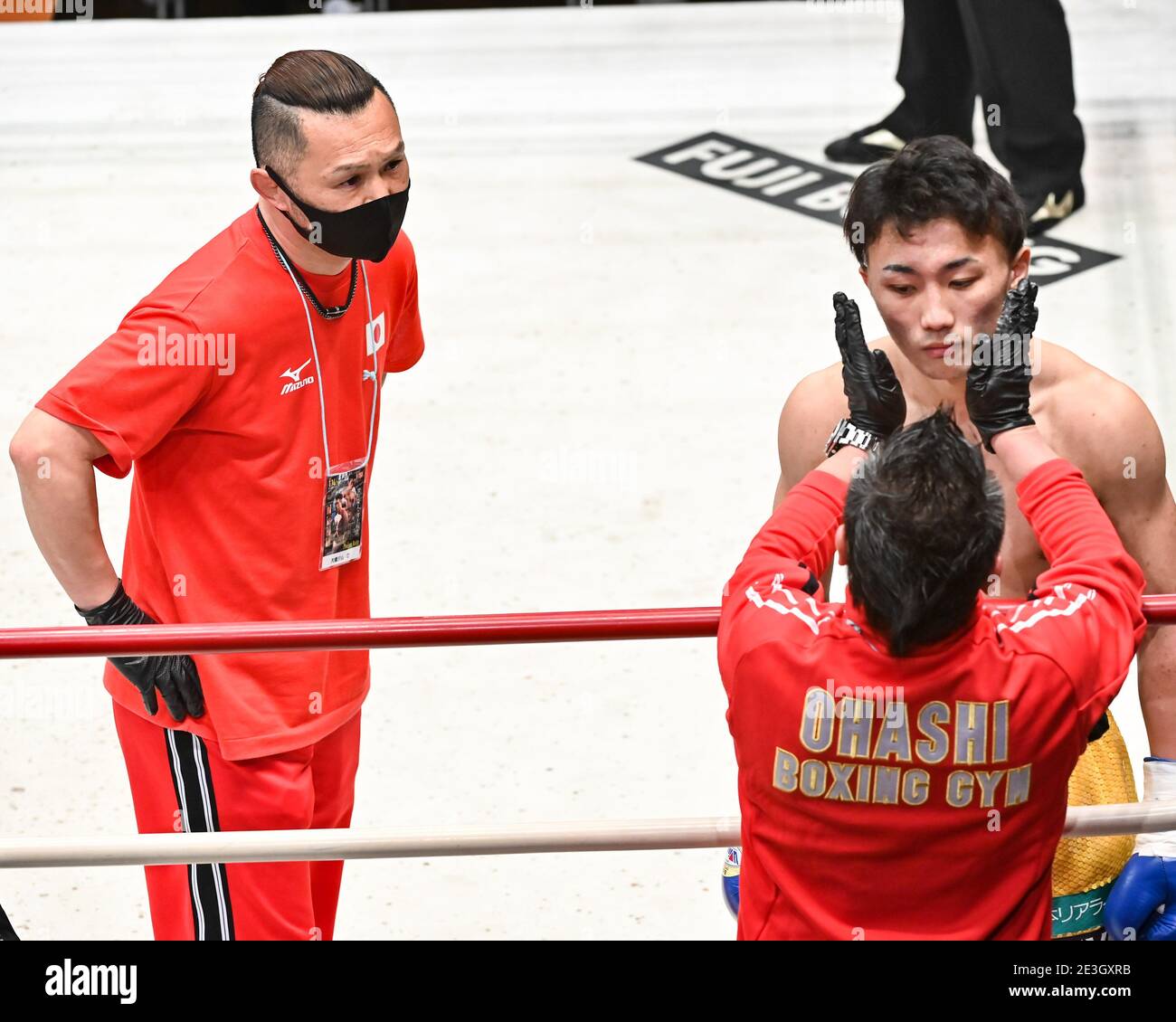 Tokyo, Japan. 14th Jan, 2021. (R-L) Keisuke Matsumoto, Koji Matsumoto ...