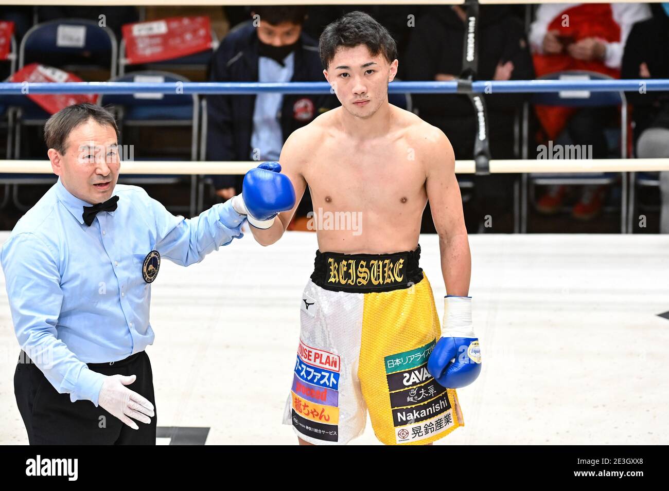 Tokyo, Japan. 14th Jan, 2021. Keisuke Matsumoto Boxing : 58kg weight ...