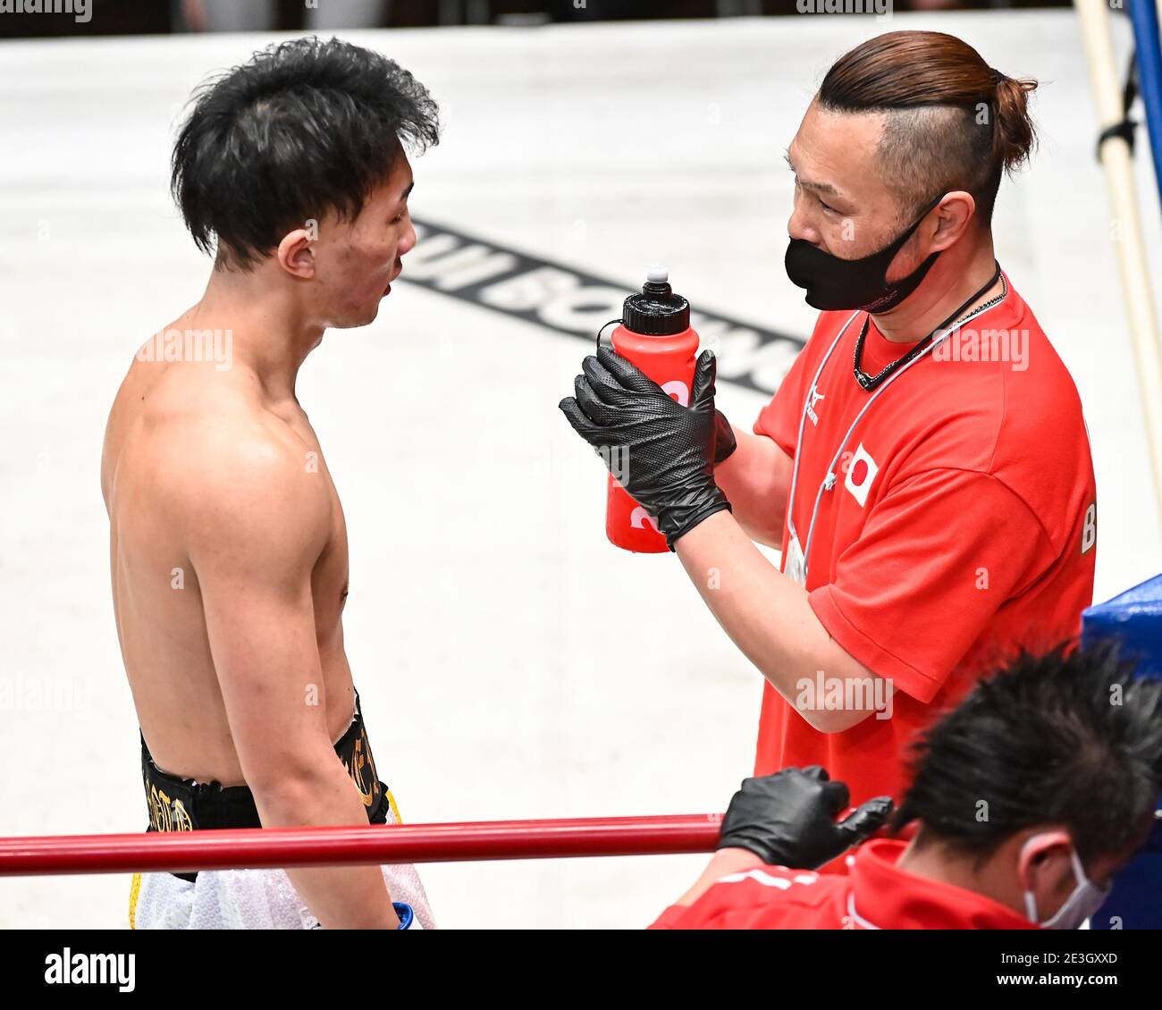 Tokyo, Japan. 14th Jan, 2021. (L-R) Keisuke Matsumoto, Koji Matsumoto ...