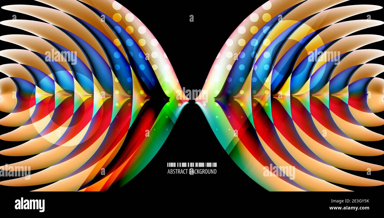 Abstract colorful background creative graphics template with blended ...