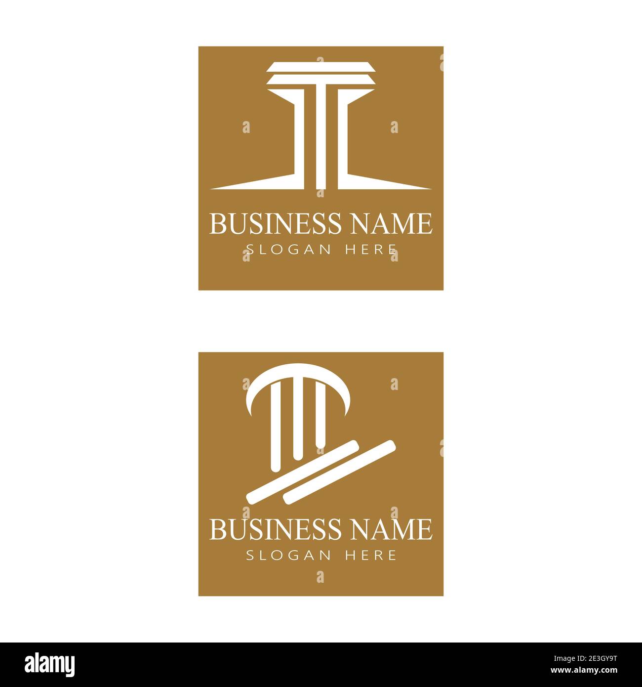 Column icon Logo Template vector illustration design Stock Vector Image ...