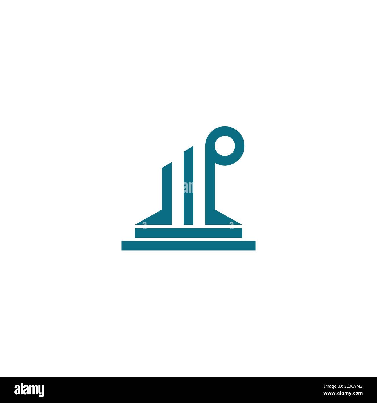 Column icon Logo Template vector illustration design Stock Vector Image ...