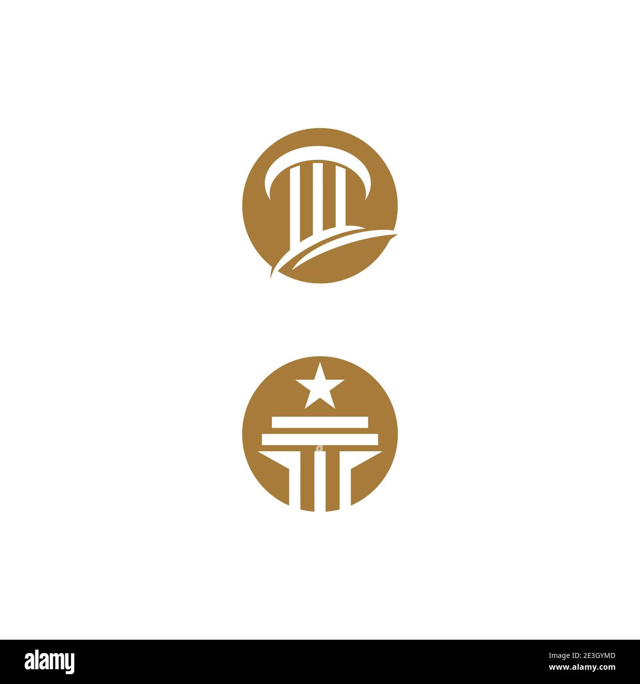 Column icon Logo Template vector illustration design Stock Vector Image ...