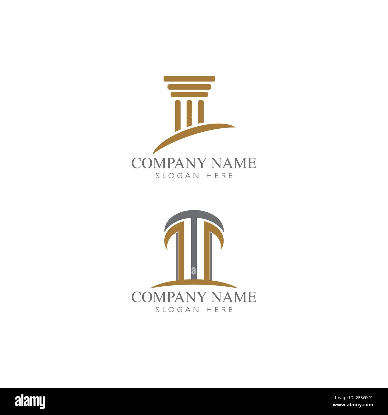 Column icon Logo Template vector illustration design Stock Vector Image ...