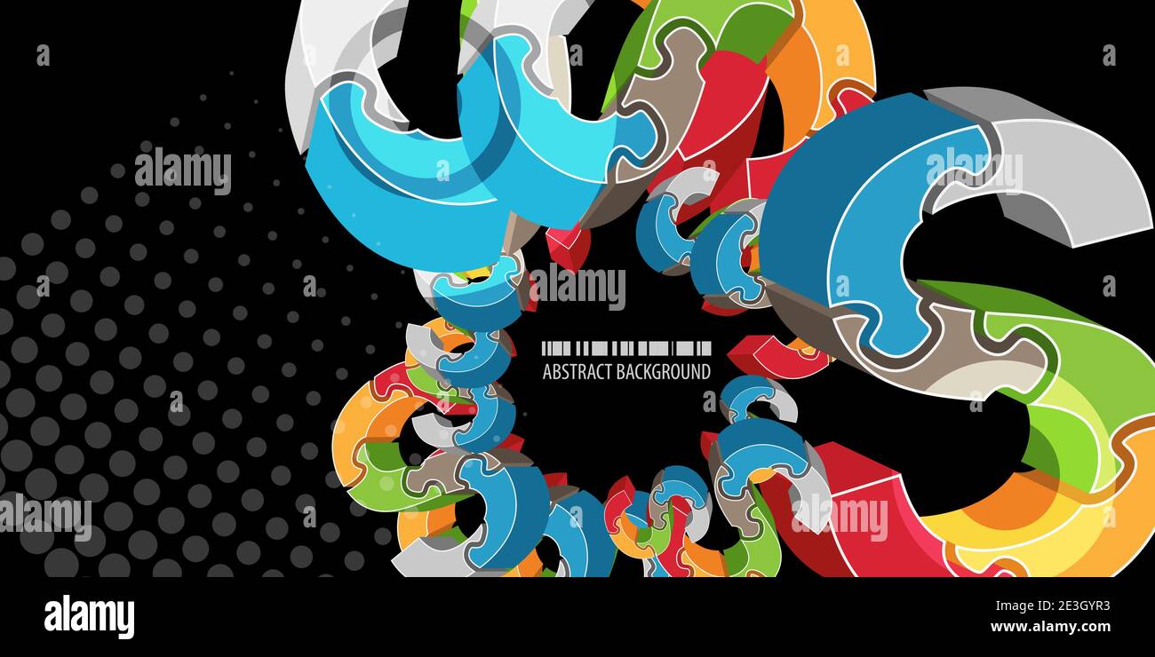 Abstract colorful background creative graphics template with blended ...