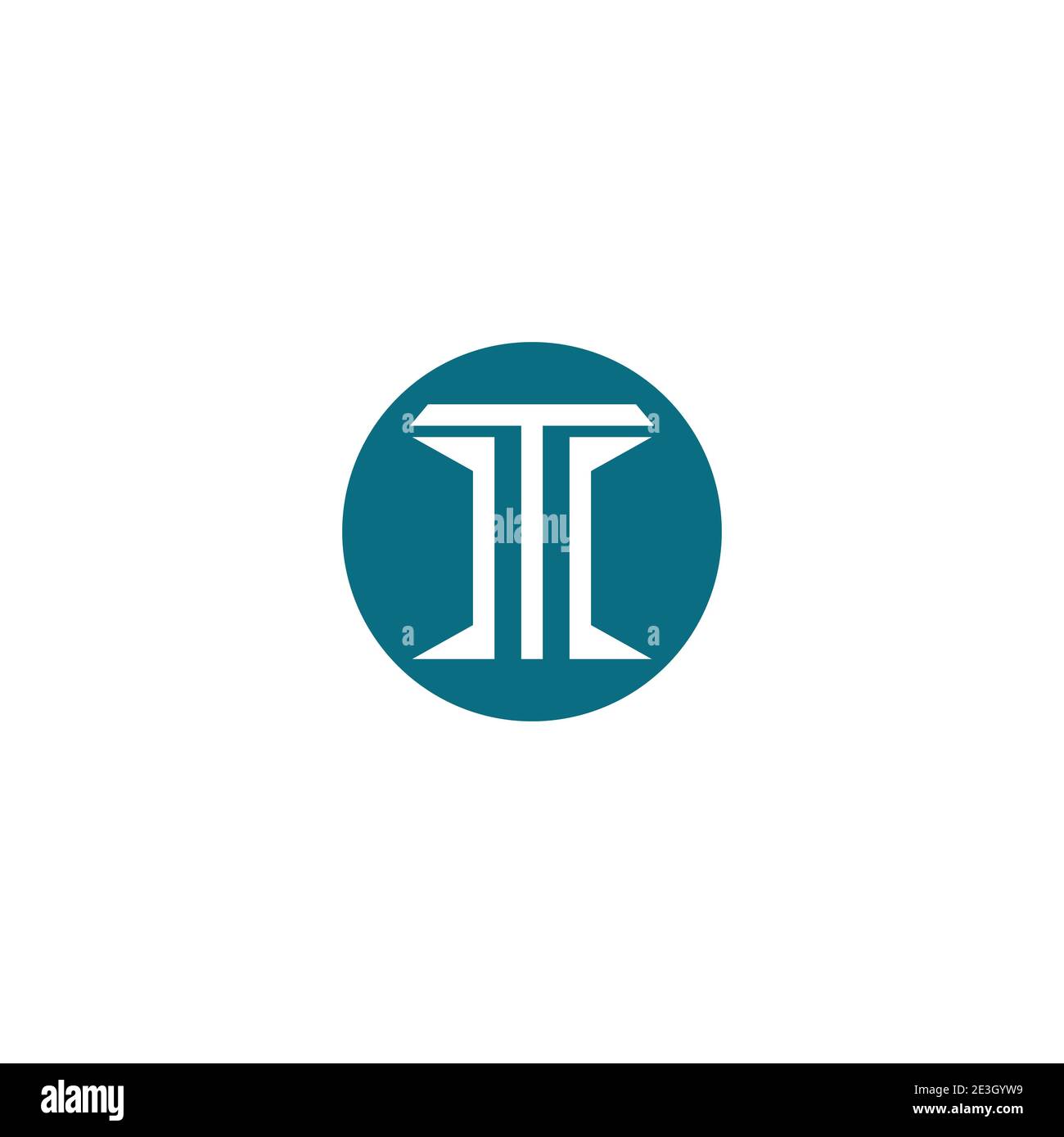 Column icon Logo Template vector illustration design Stock Vector Image ...