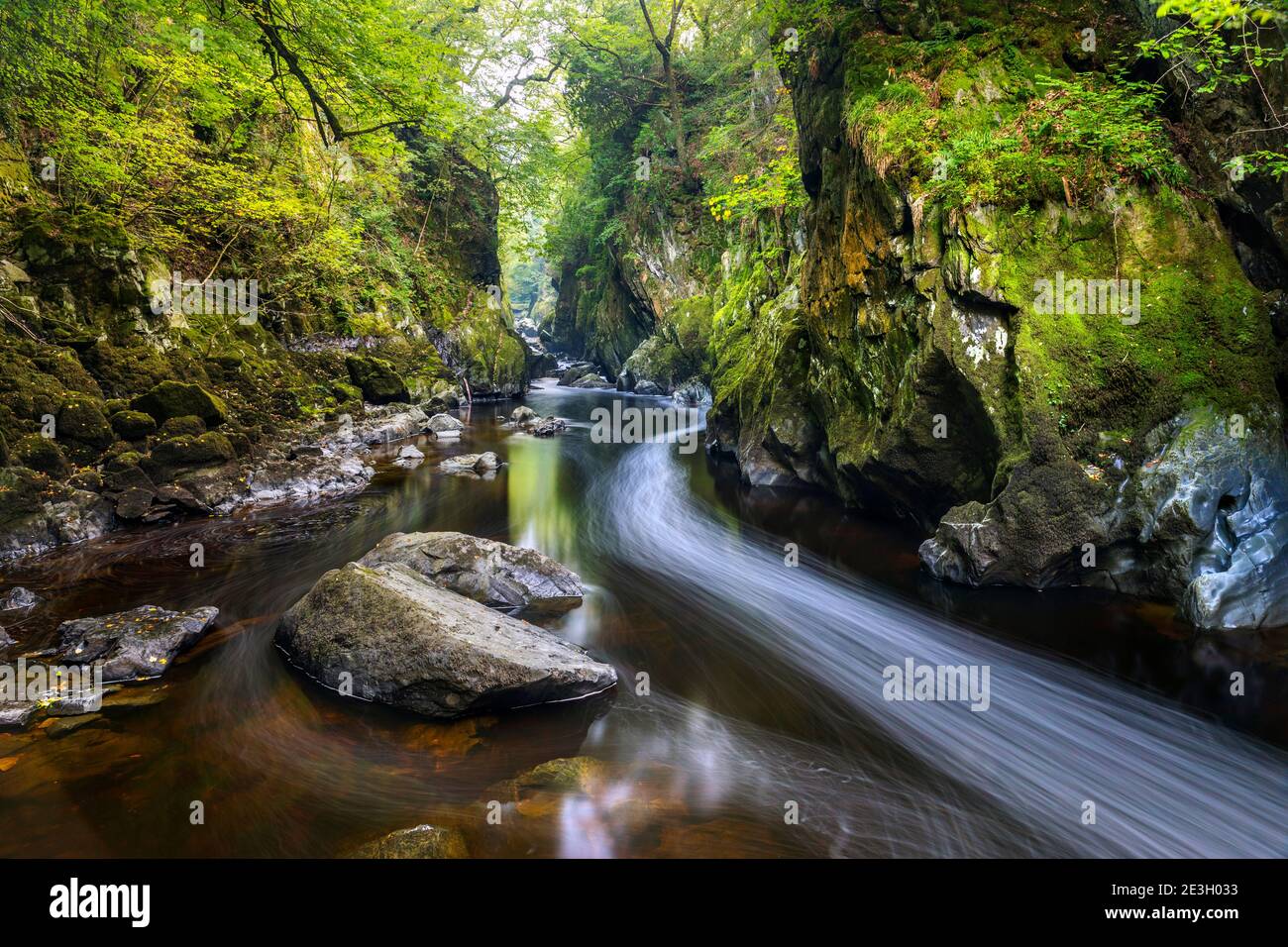 Betws Y Coed; Fairy Glen; River Conwy; Wales Stock Photo - Alamy