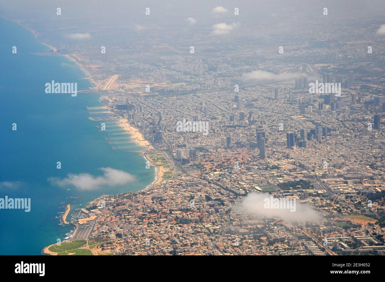 Gush dan, Aerial view, Israel Stock Photo - Alamy