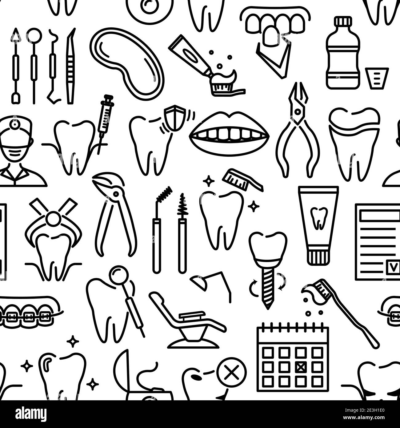 Dental fillings vector vectors hi-res stock photography and images - Alamy