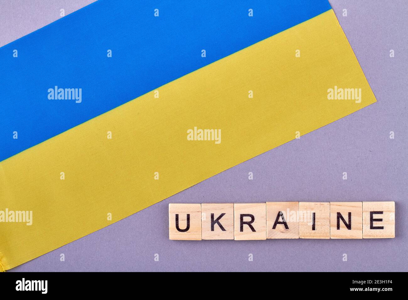 National flag of Ukraine Stock Photo - Alamy