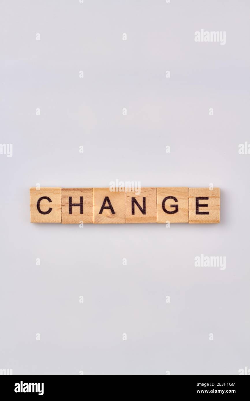 Change word hi-res stock photography and images - Alamy