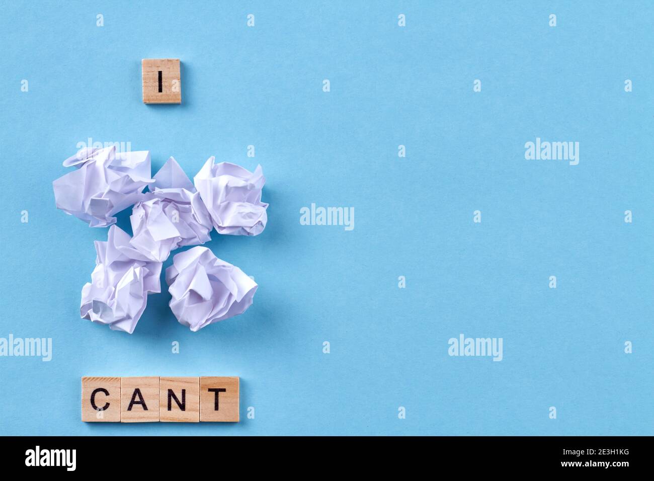 Negative assessment of ones capabilities Stock Photo - Alamy