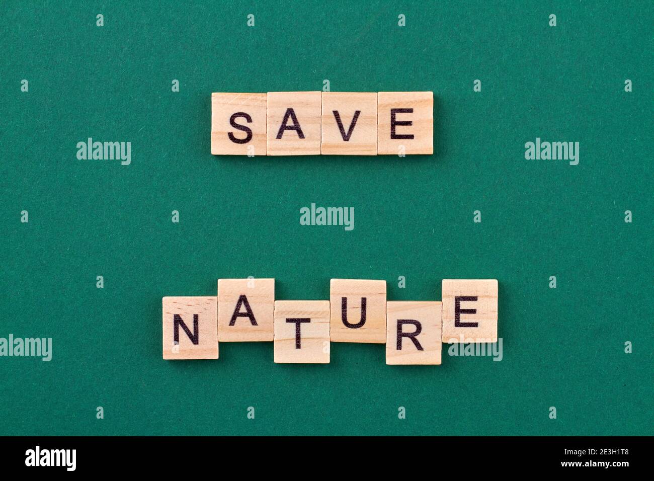 Recycling helps to save nature Stock Photo - Alamy