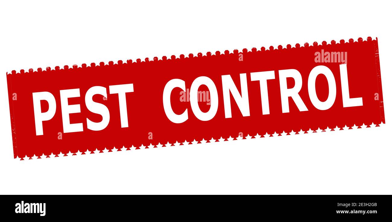Rubber stamp with text pest control inside, vector illustration Stock ...