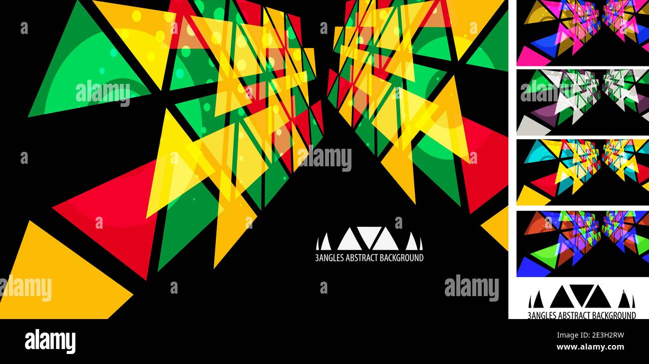 Abstract colorful background creative graphics template with blended ...