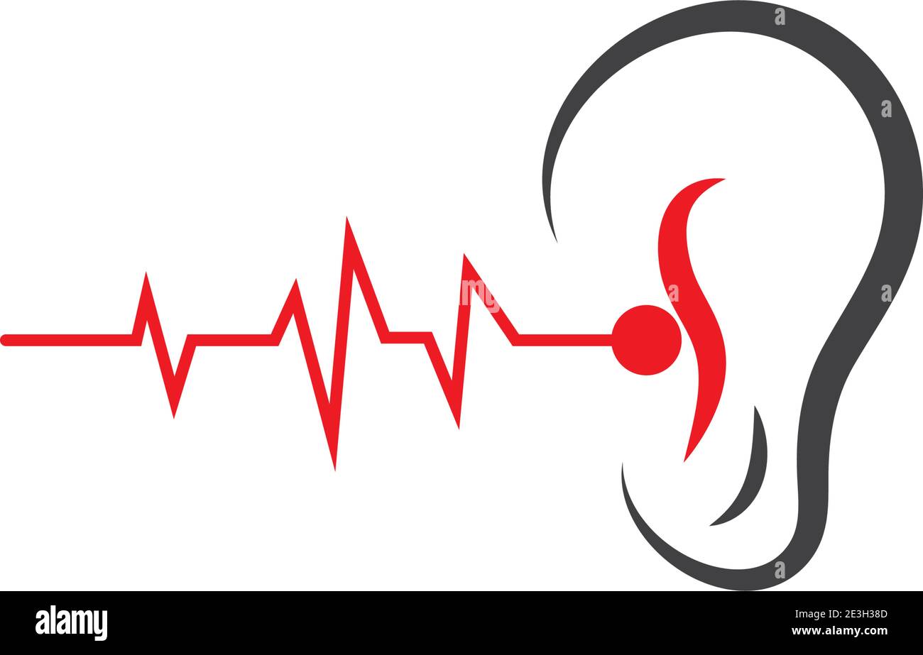 Hearing Logo Template vector icon design Stock Vector Image & Art - Alamy