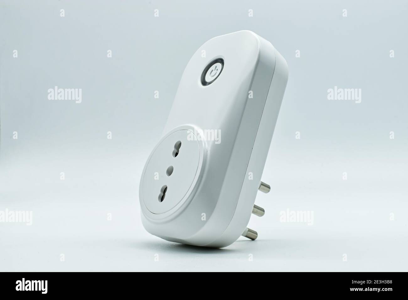 Smart WI-FI electrical outlet on a white background Stock Photo - Alamy