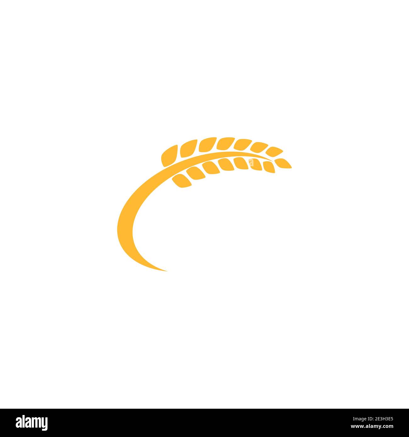 Wheat Logo Template vector symbol nature Stock Vector Image & Art - Alamy