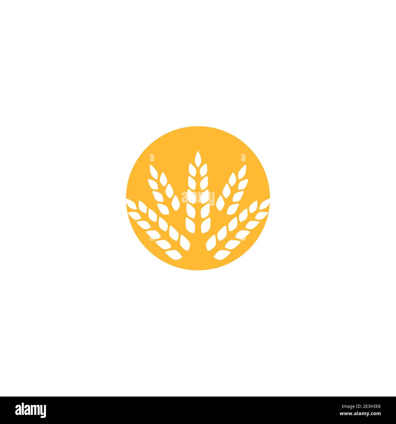 Wheat Logo Template vector symbol nature Stock Vector Image & Art - Alamy
