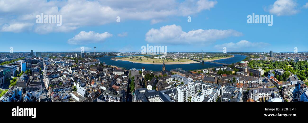 Dusseldorf panorama summer hi-res stock photography and images - Alamy