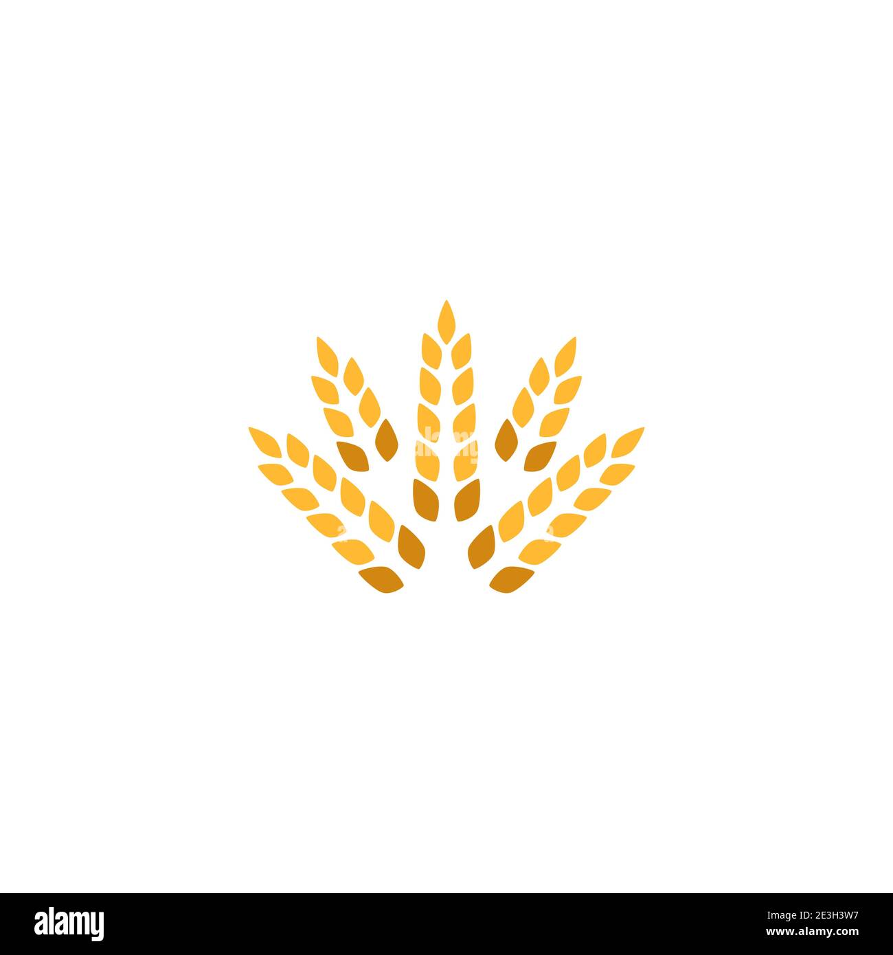 Wheat Logo Template vector symbol nature Stock Vector Image & Art - Alamy